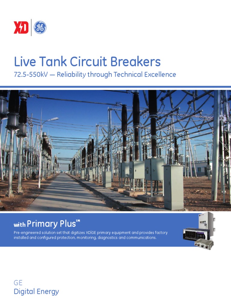 Live Tank Circuit Breakers: Primary Plus | PDF | Electrical Substation ...