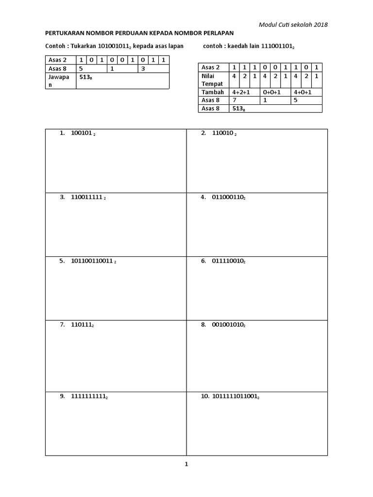contoh-Modul-ASK-Tingkatan-2 - Perwakilan Data | PDF