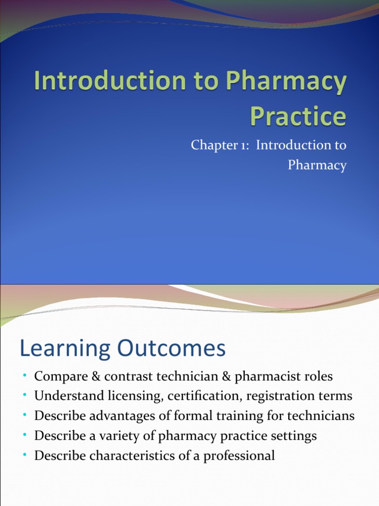 An Introduction to Pharmacy: Exploring the Distinct yet Complementary ...