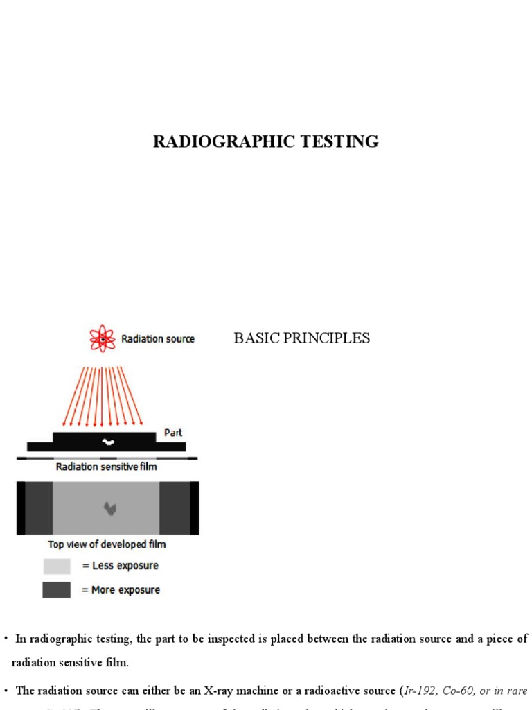 Radiographic Testing | PDF | Radiography | X Ray