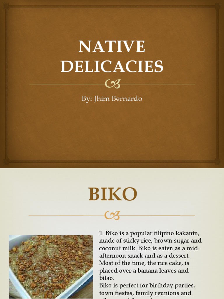 Top Filipino Kakanin Delicacies | PDF | Philippine Cuisine | Desserts