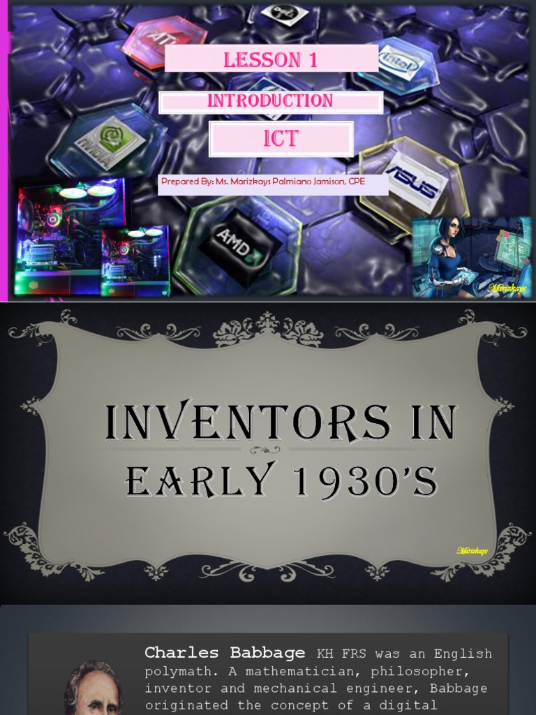 Early Computer Inventors of the 1930s | PDF | Computing | Computing And ...