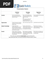 Poster Rubric PDF | PDF | Written Communication | Communication
