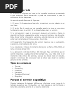 Formato de Bosquejo para Predicar Un Sermón | PDF | Sermón | Salmos