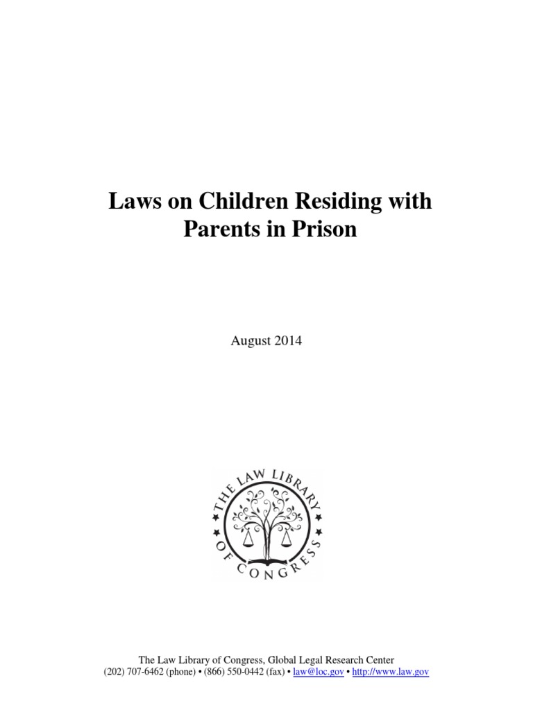Children Residing With Parents in Prison | PDF | Prison | Children's Rights