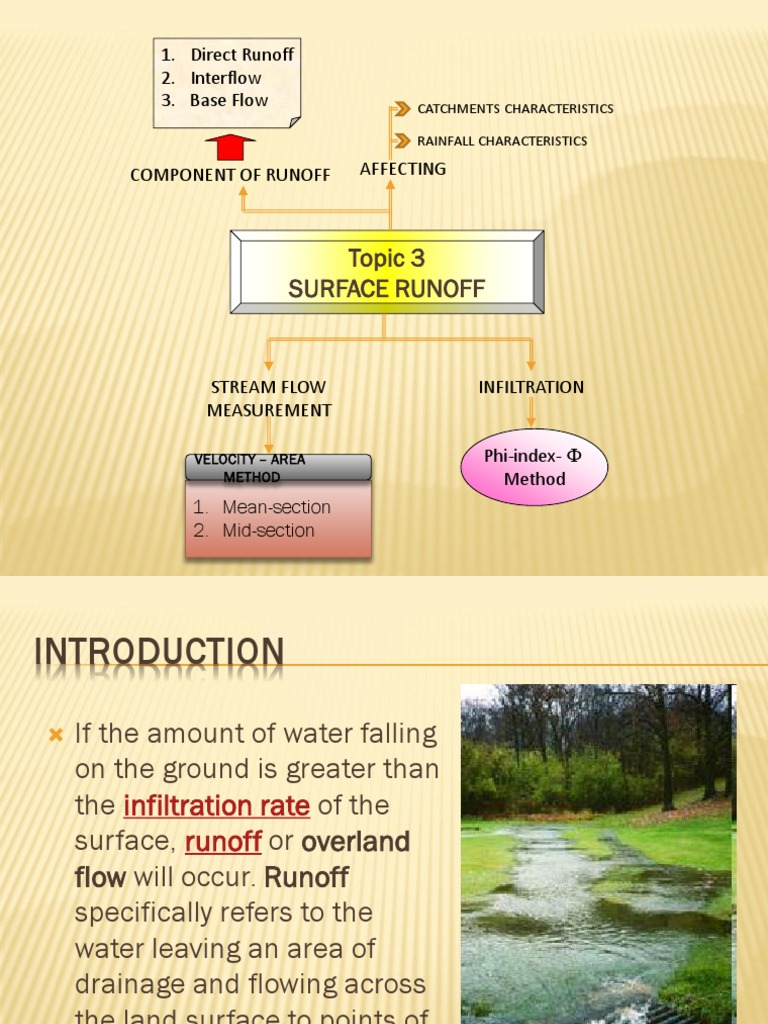 Topic 6 - Streamflow Measurement | PDF | Drainage Basin | Surface Runoff