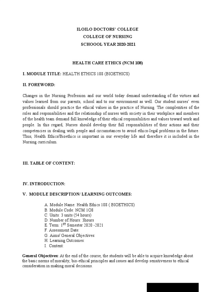 Module NCM 108 PDF | PDF | Informed Consent | In Vitro Fertilisation