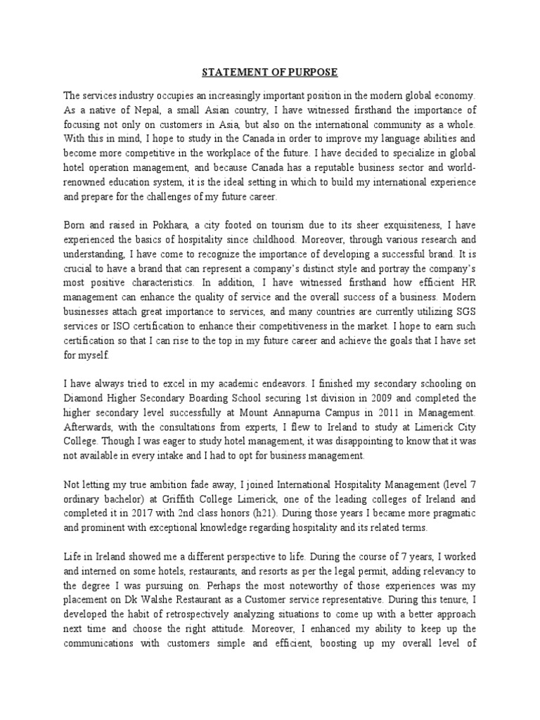 HRM Personal Statement | PDF | Human Resource Management | Brand