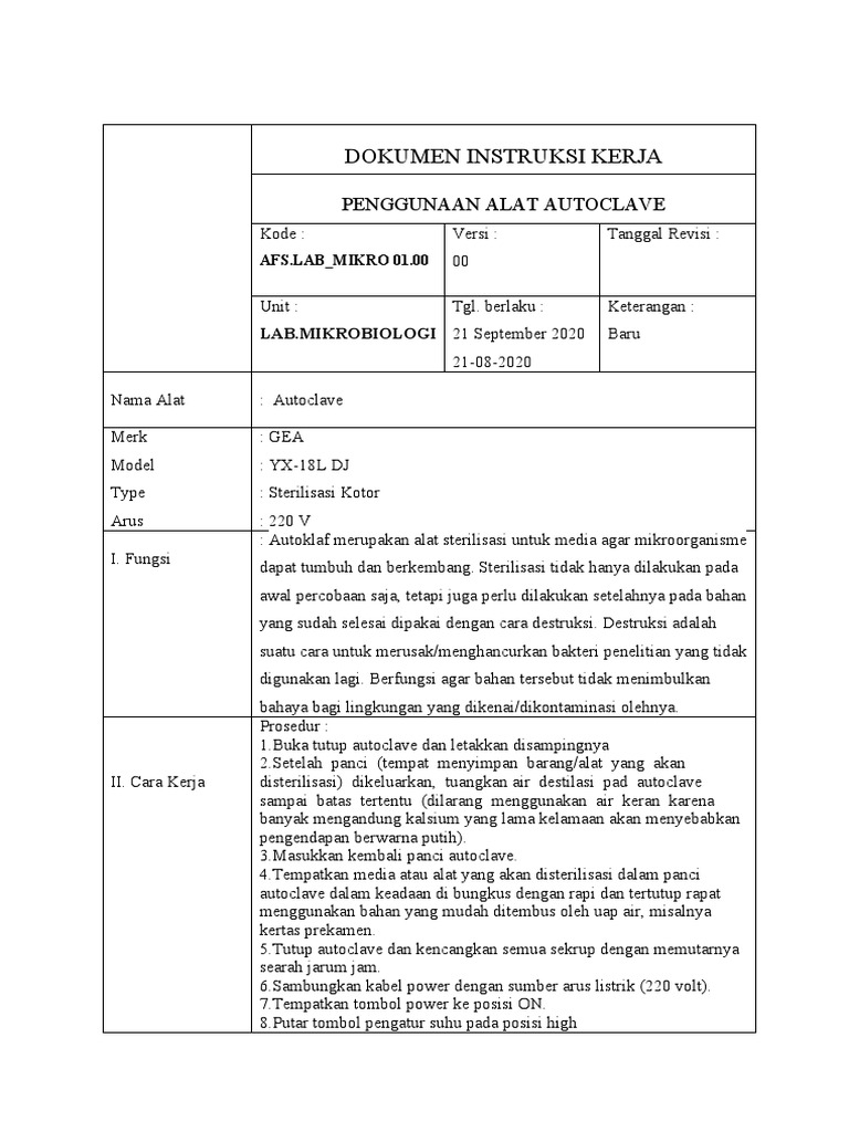 Cara Steril Kotor | PDF