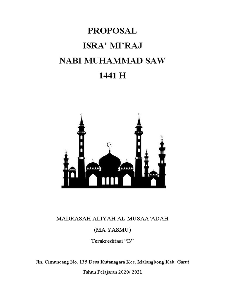 PROPOSAL Isra Miraj | PDF