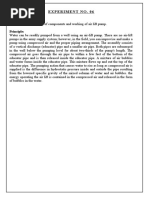 Air Lift Pump: Design and Operation | PDF | Pump | Pressure