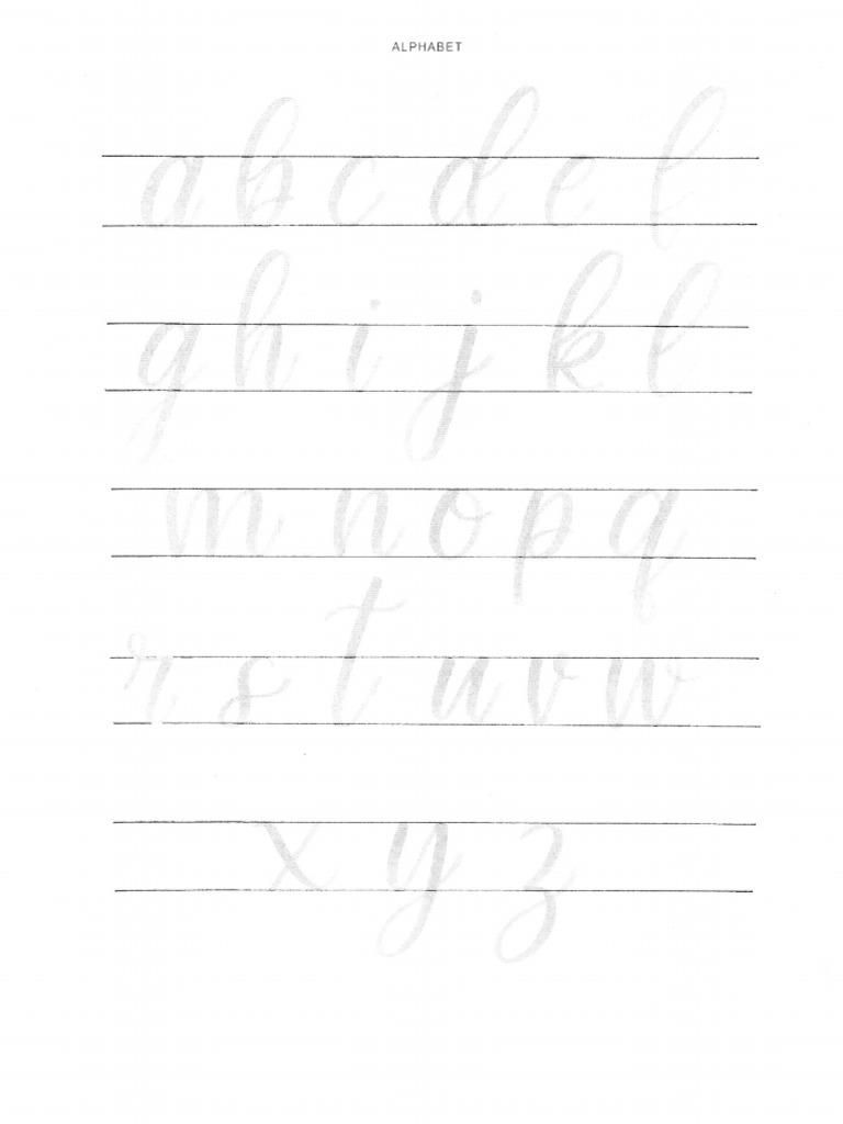 Guias Lettering II - Bounce - Inclinación, Distancia - Luces Sombras | PDF