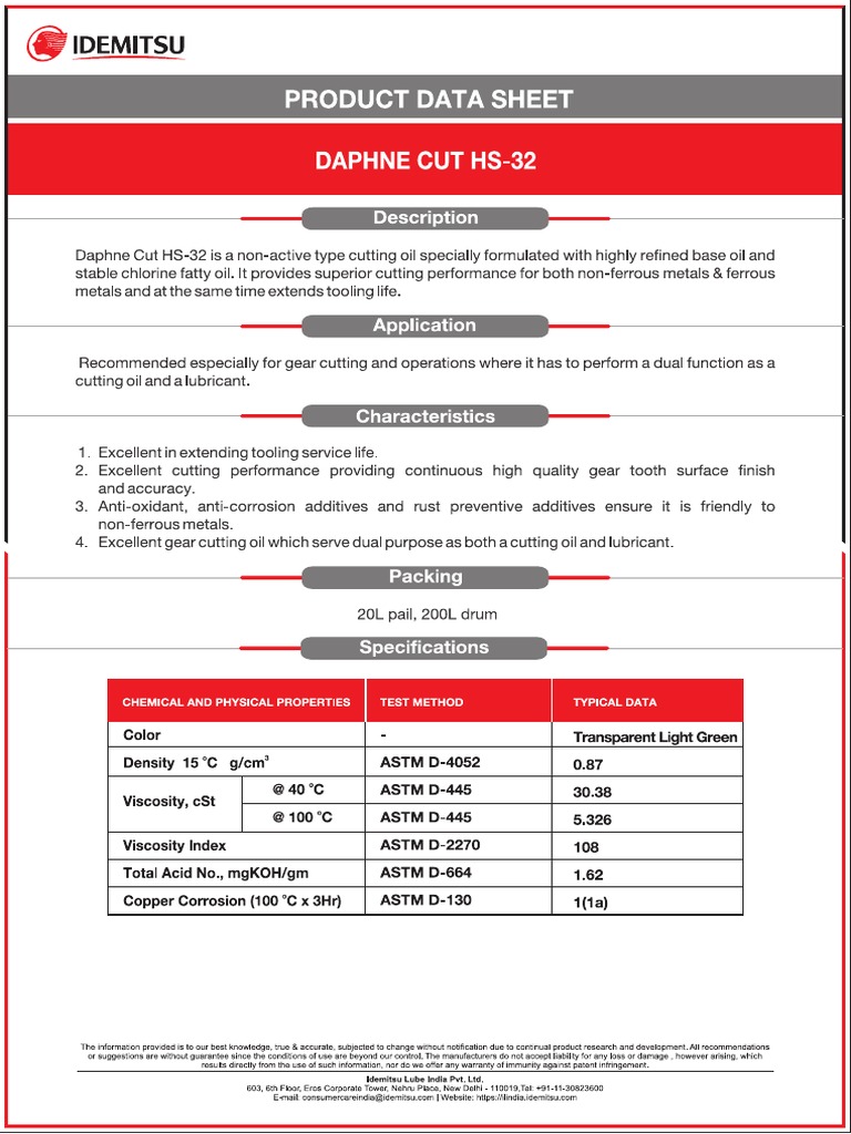 Daphne Cut HS-32 PDF | PDF