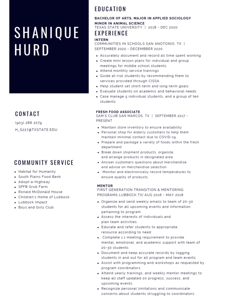 Mock Interview Resume | PDF | Mentorship | Behavior Modification