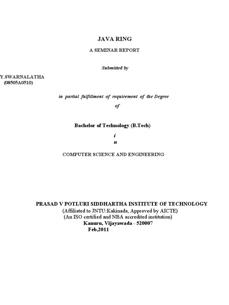 69 Ravi Praksh-Java Ring | PDF | Java Virtual Machine | Computer Data Storage