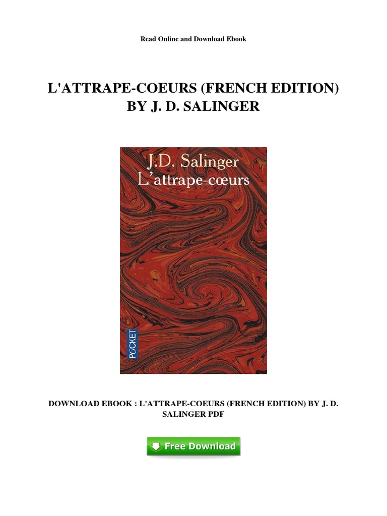 French Readers: L'Attrape-Coeurs | PDF | E Books | Books
