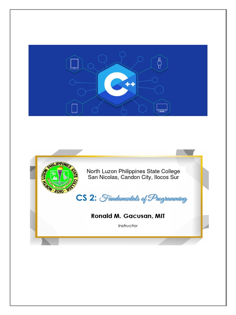 Module 1 - Processing A C++ Languange Program PDF | PDF | Computer Program | Programming