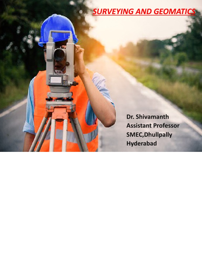 Unit I Surveying and Geomatics | PDF | Surveying | Geography