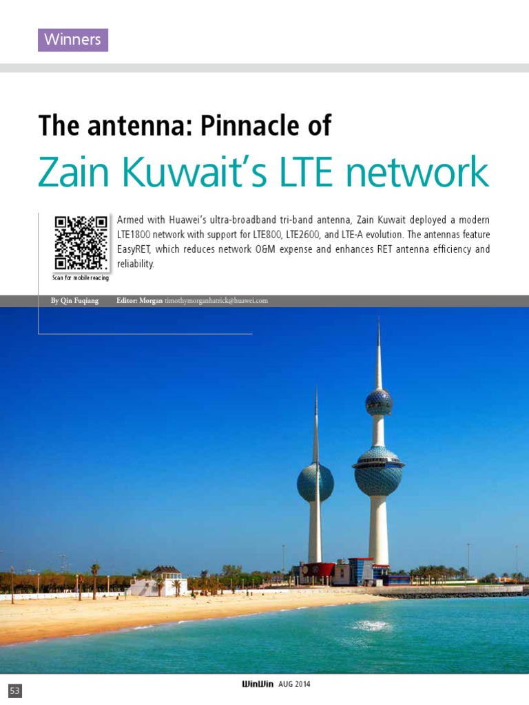 Zain Kuwait's LTE Network: The Antenna: Pinnacle of | PDF | Lte ...