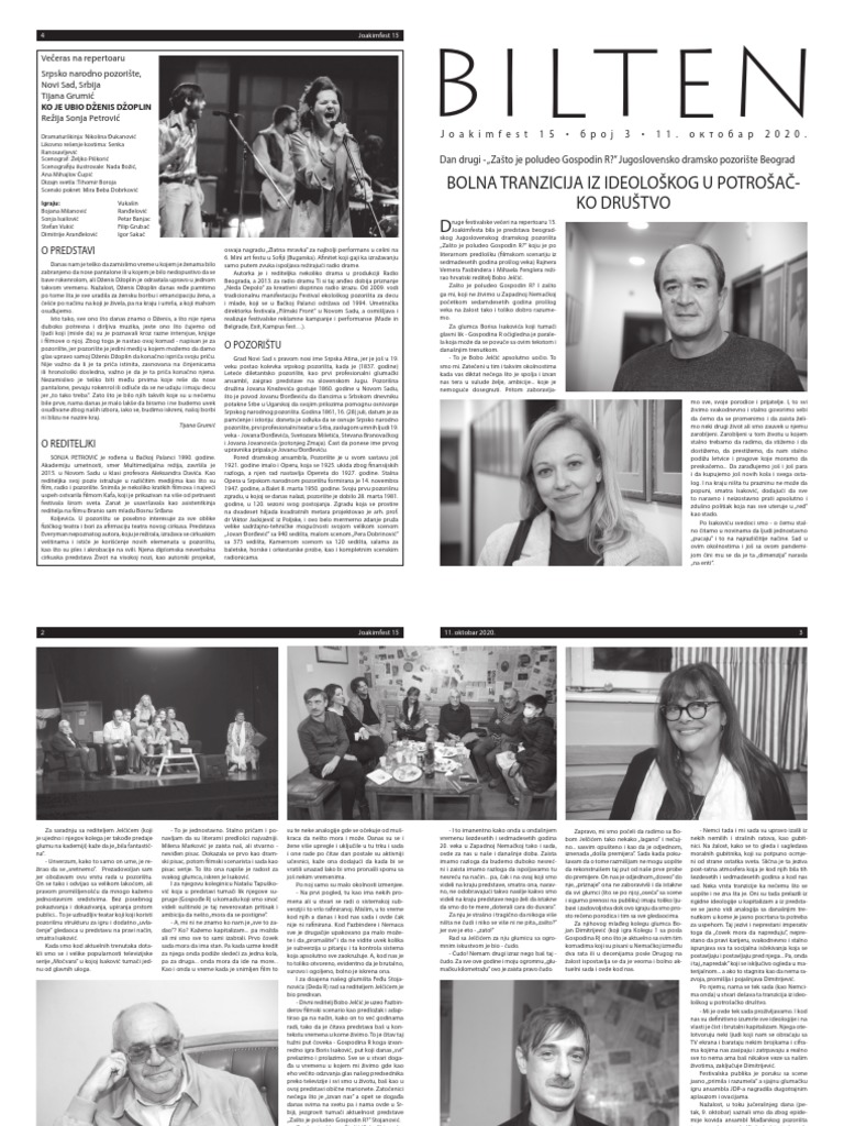 Joakimfest Bilten 3. | PDF