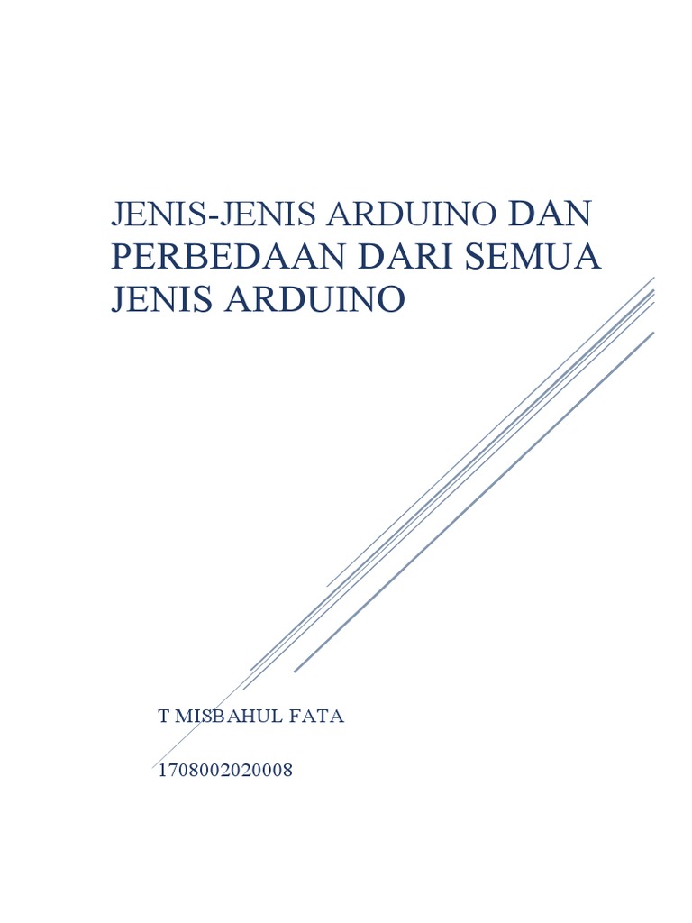 Tugas Jenis - Jenis Arduino | PDF