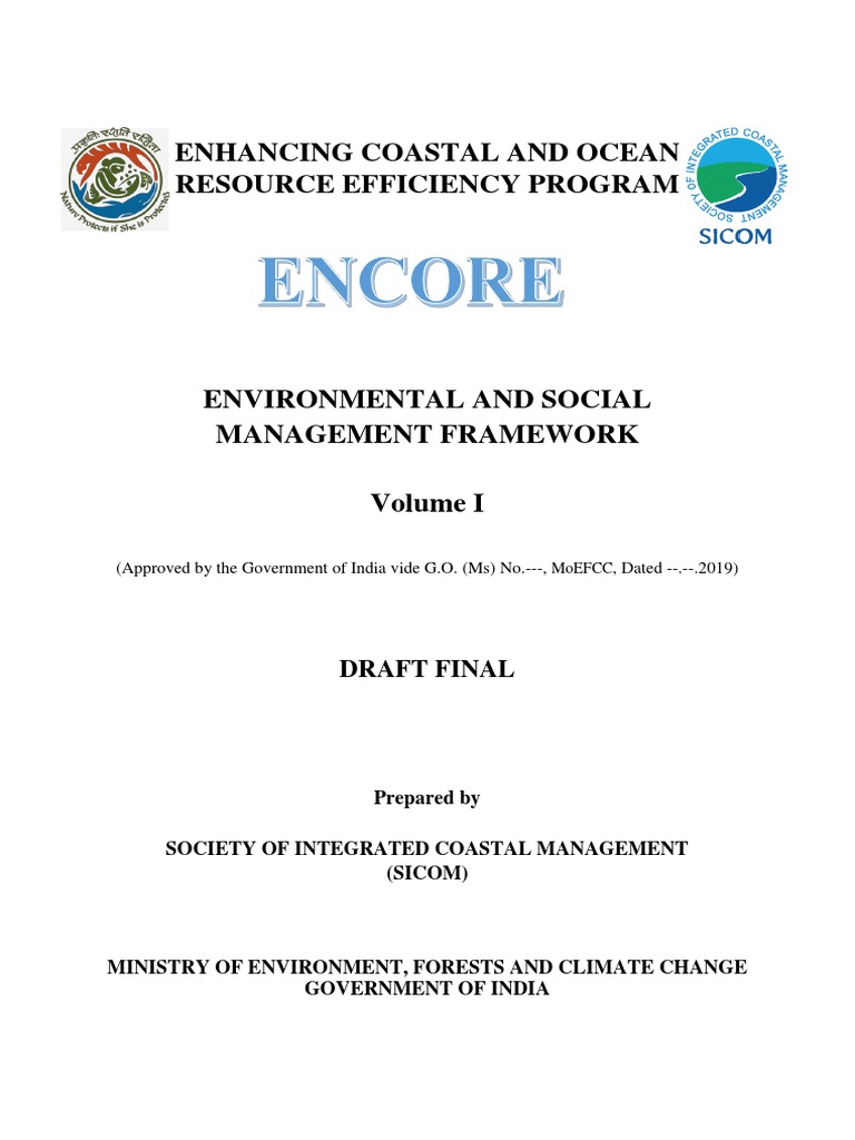Environmental and Social Management Framework PDF | PDF | Earth ...