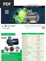 4kW 28vdc Electric Motor Specification Sheet | PDF | Electric Motor ...