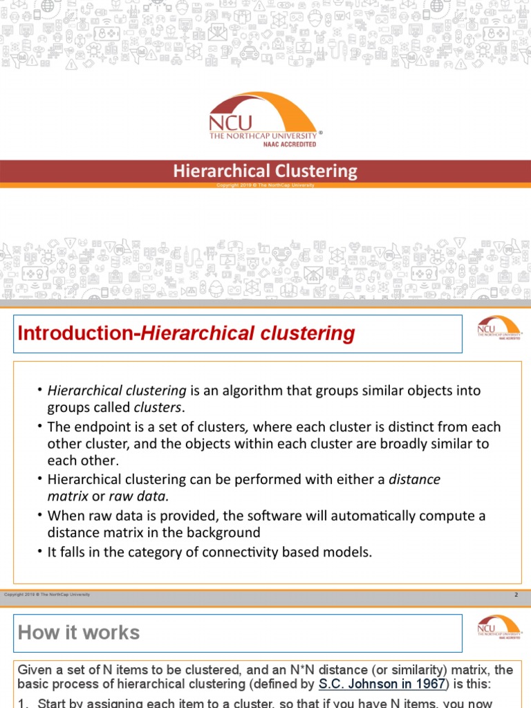 03 Hierarchical Clustering | PDF | Cluster Analysis | Algorithms