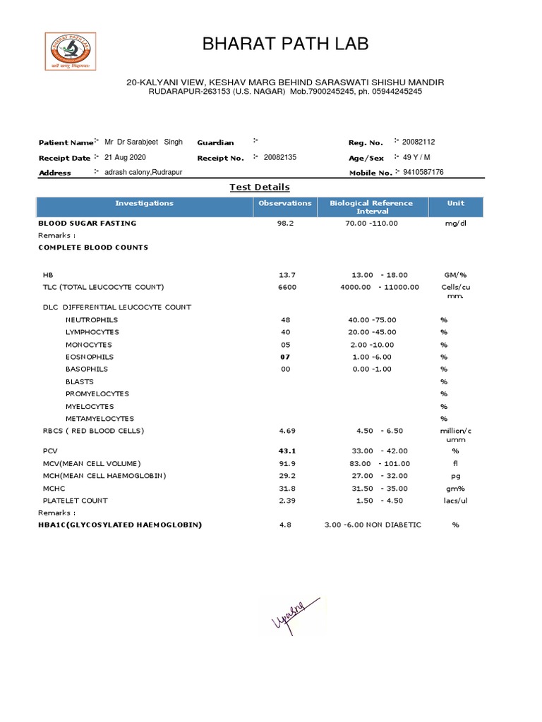 Bharat Path Lab: 20-Kalyani View, Keshav Marg Behind Saraswati Shishu ...