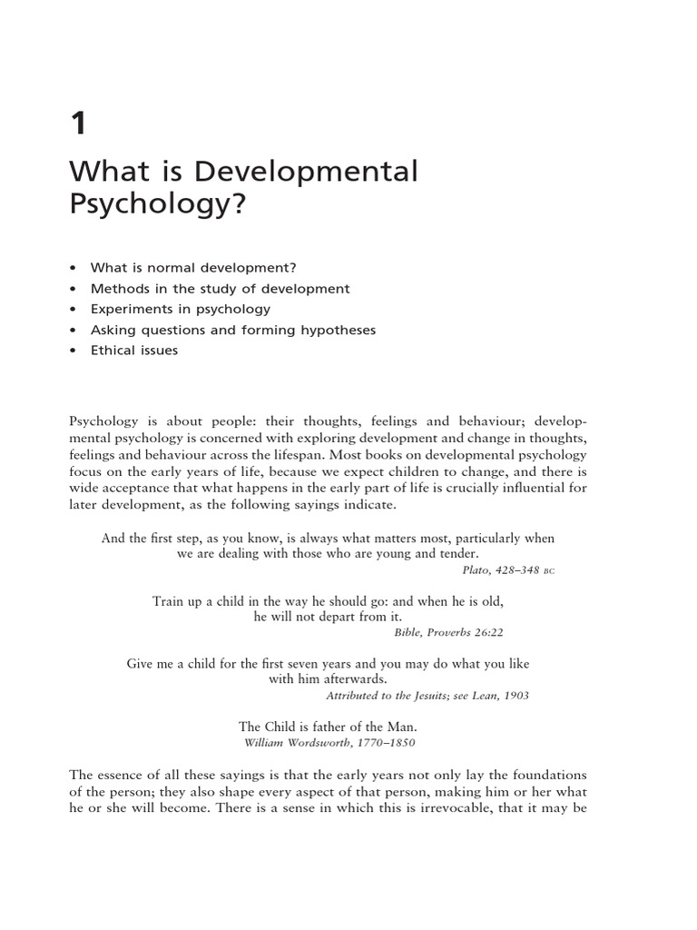 Development Psychology Note 1-20200213053728 | PDF | Developmental ...