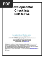 Early Childhood Development Checklist (Deped Revised 2015) | PDF ...