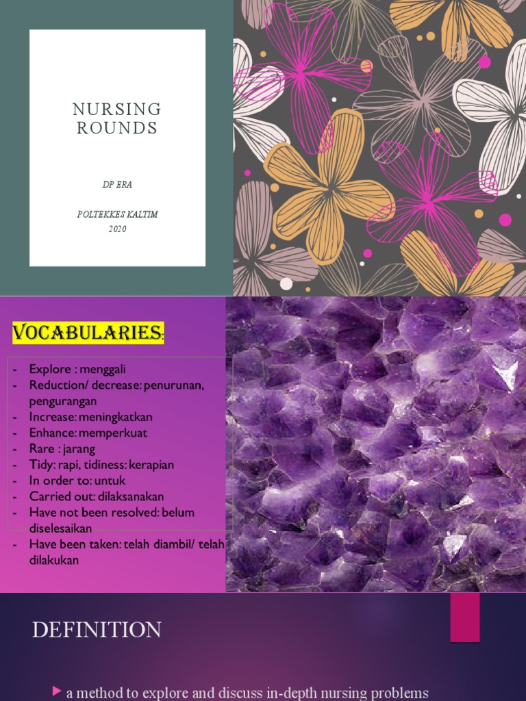 NURSING ROUNDs | PDF | Nursing | Patient