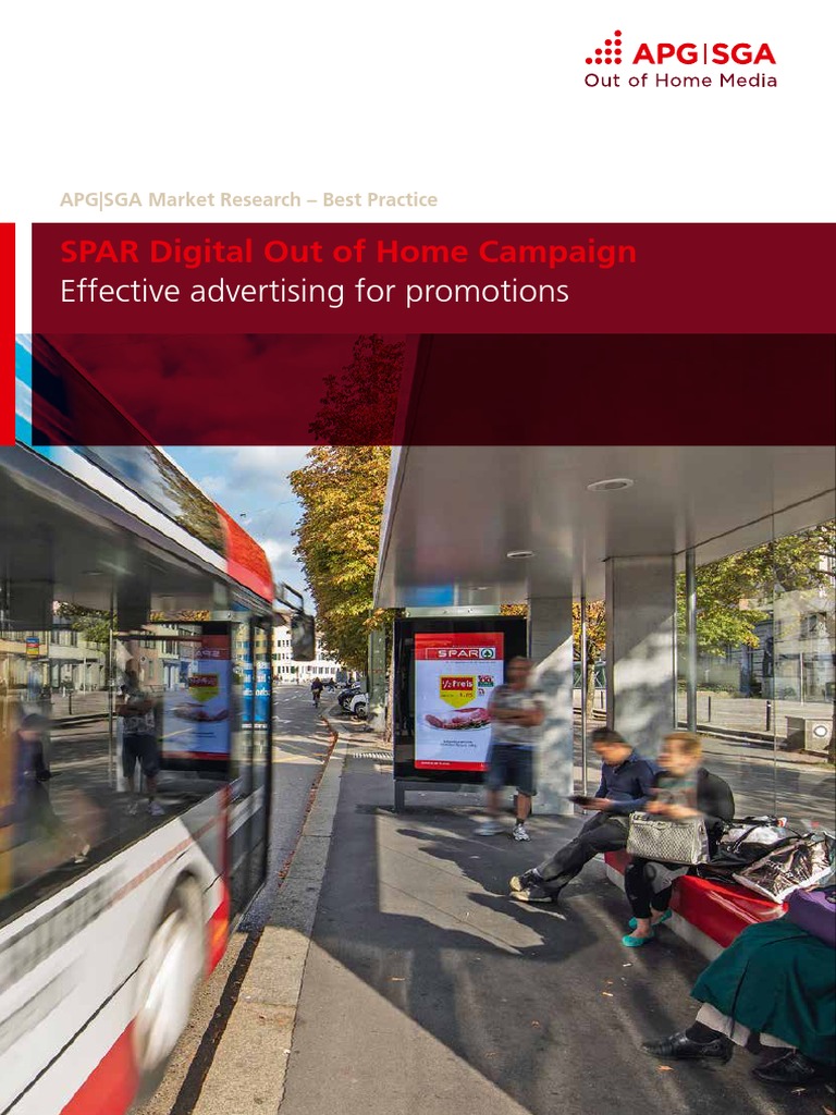 Spar Digital - Out - of - Home - Kampagne - Spar - Englisch - 210x297mm ...
