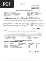 T.A. BILL FORM Perpared by Vijay Heer | PDF | Service Industries ...