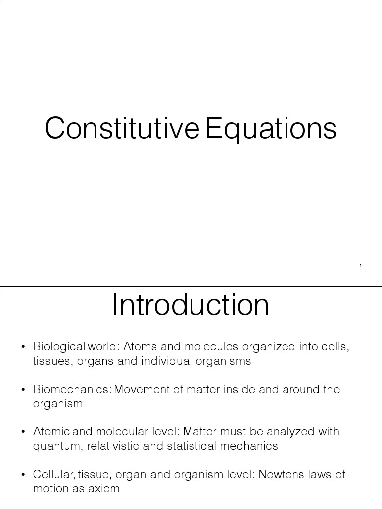 Constitutive Equations 2 | Download Free PDF | Viscoelasticity | Torque