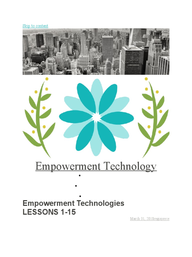 Emptech Lesson 1-5 | PDF | World Wide Web | Internet & Web