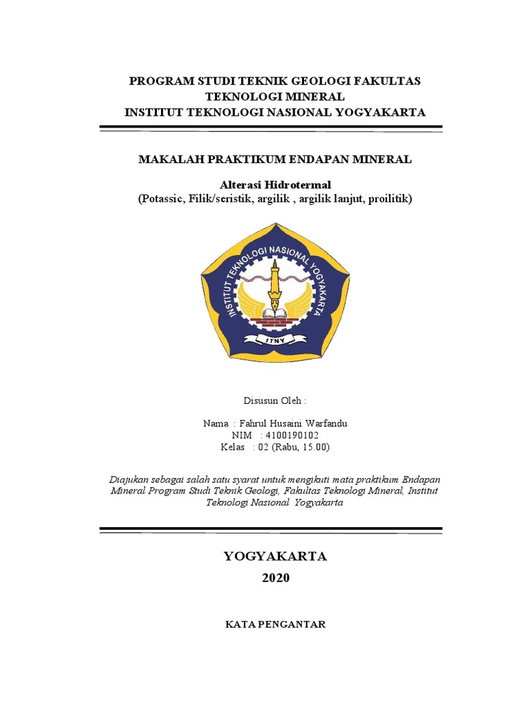 Alterasi Hidrotermal | PDF