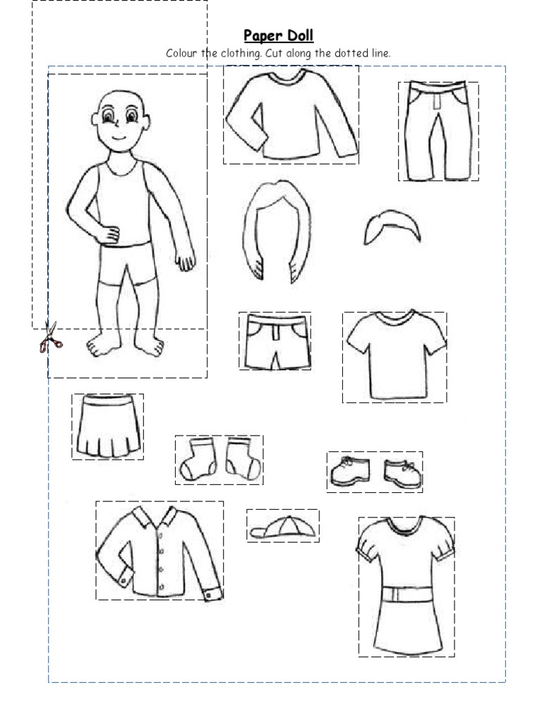 Clothes Worksheet for Preschoolers | PDF
