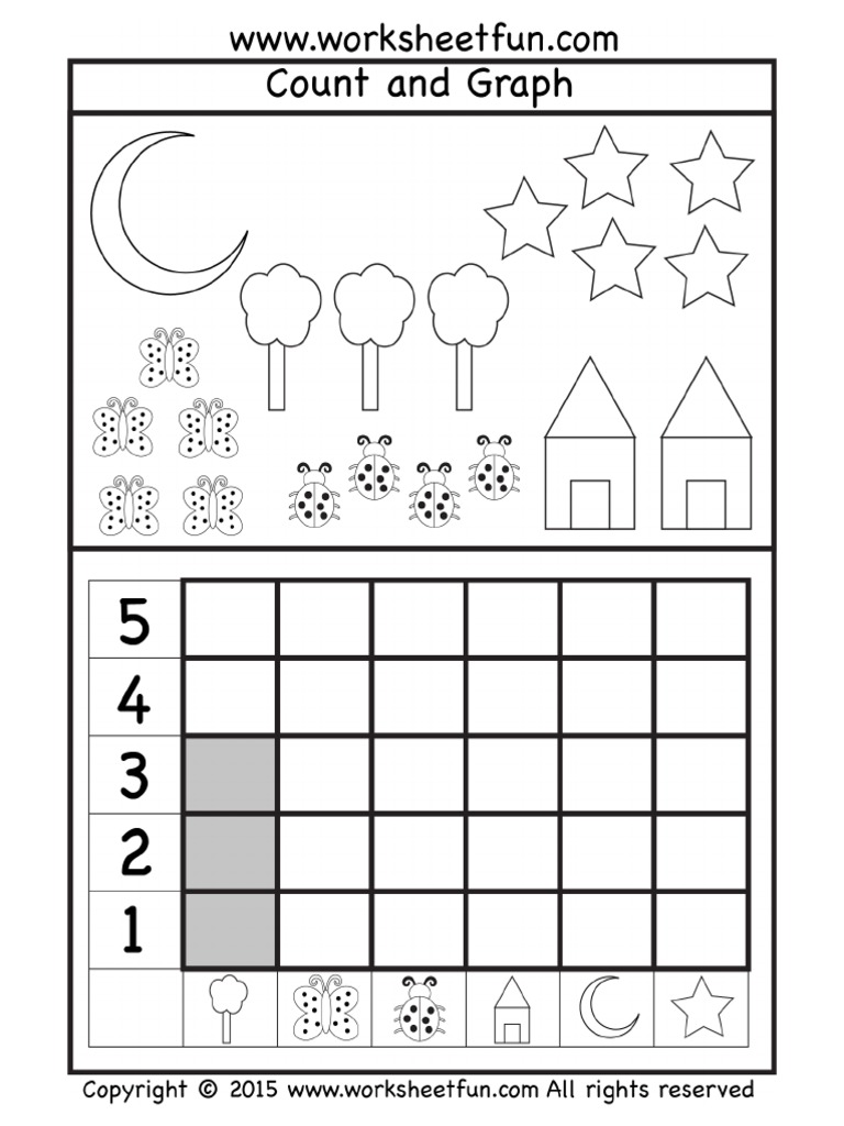 Cuenta y Grafica Worksheets | PDF