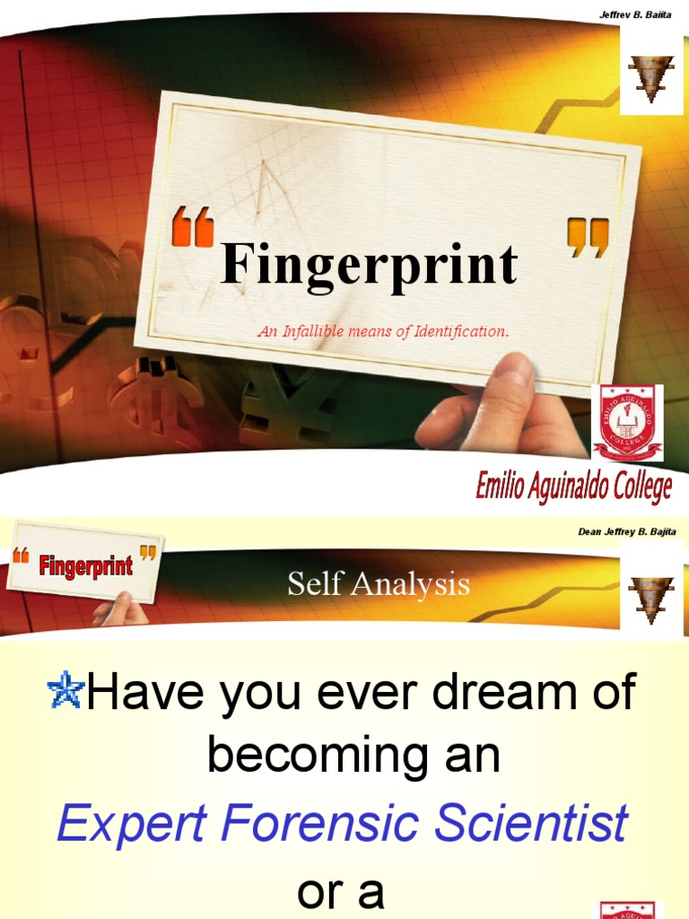 Fingerprint Pdf Fingerprint Nature