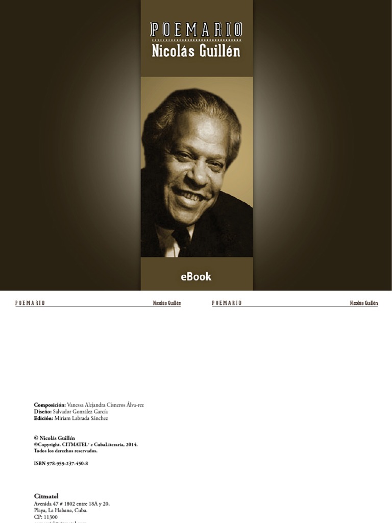 Poemario. Nicolas Guillén | PDF | Naturaleza