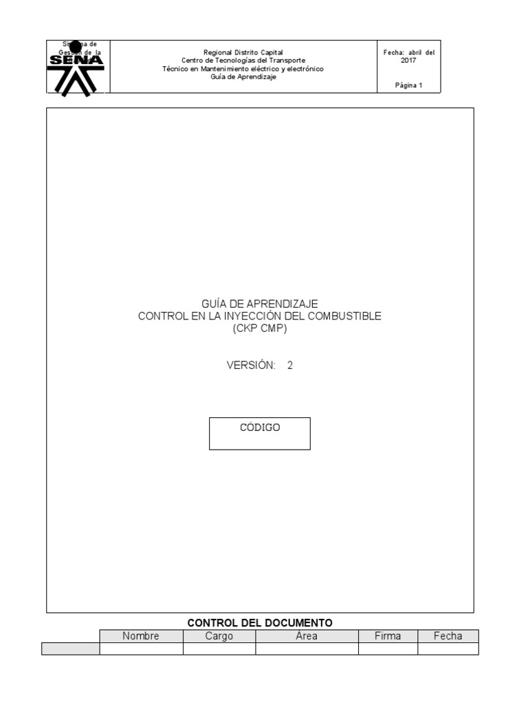 Guia CMP CKP | PDF | Electrónica | Inyección de combustible