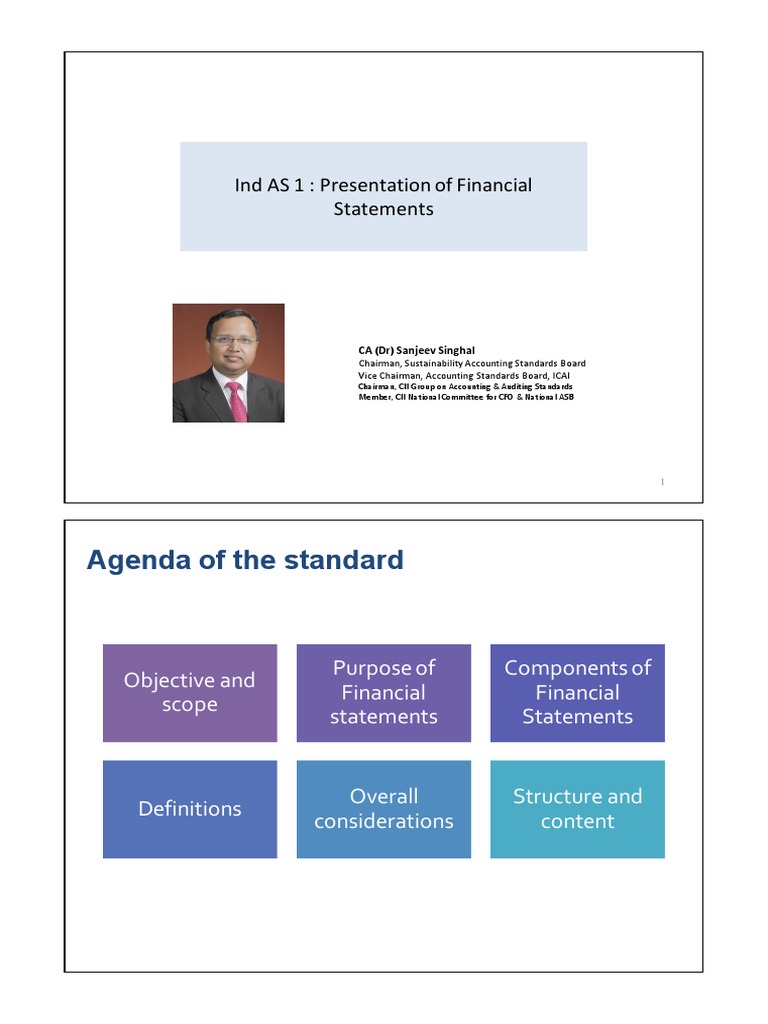 Ind AS 1& 2 - Final | PDF | Equity (Finance) | Going Concern
