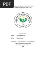 Panduan Dan Template Proposal Metopen | PDF | Sains & Matematika