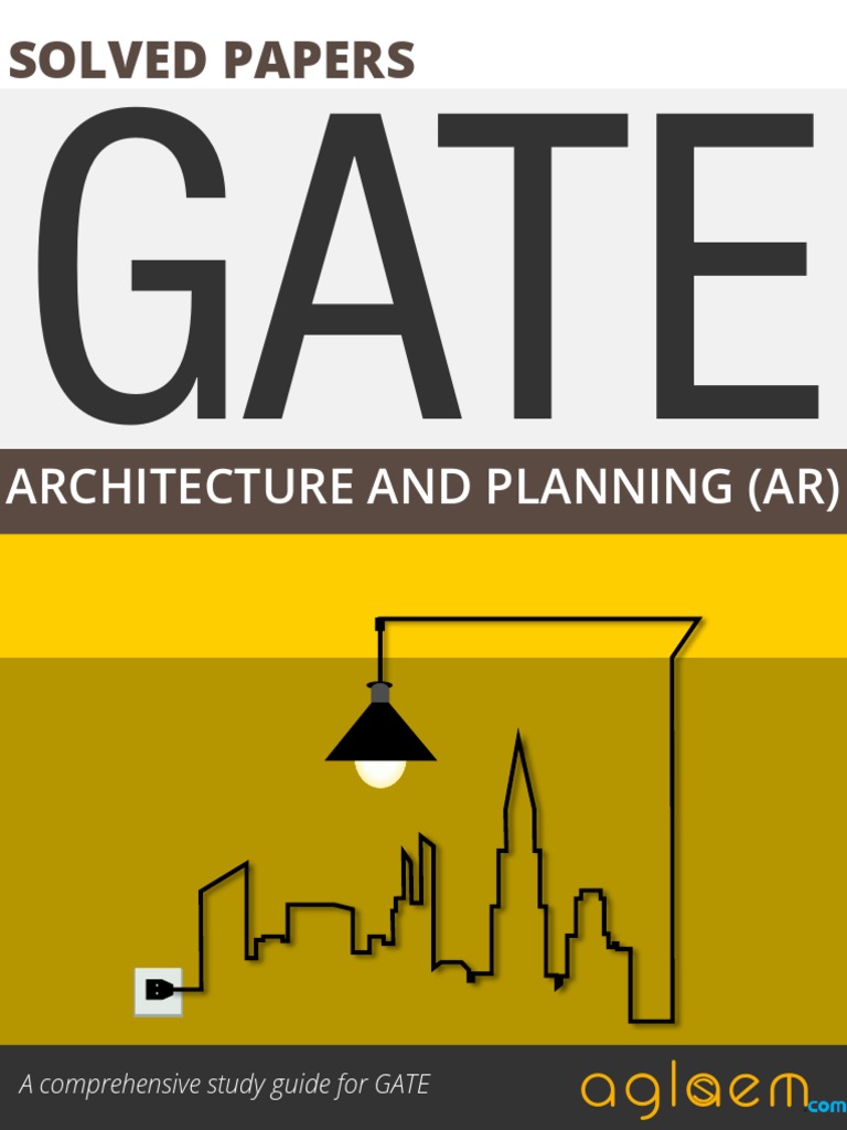 GATE Architecture Solved Papers Guide | PDF | Urban Design | Multiple ...