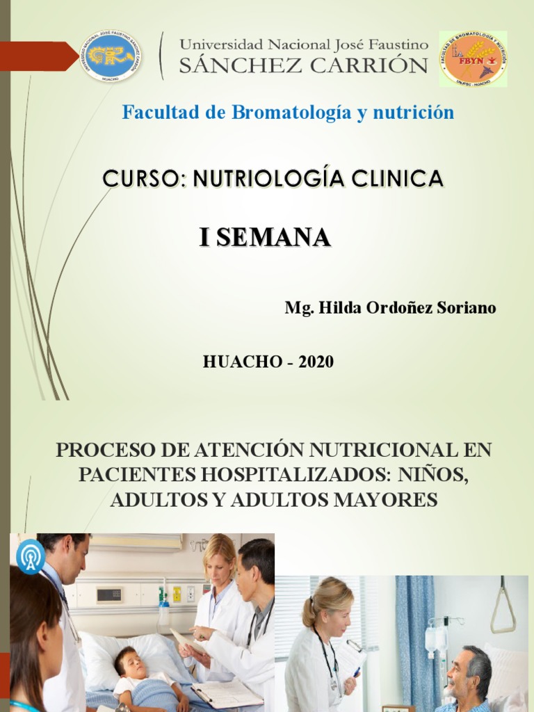 1ra Semana Nutriología Clínica | PDF | Dietético | Nutrición