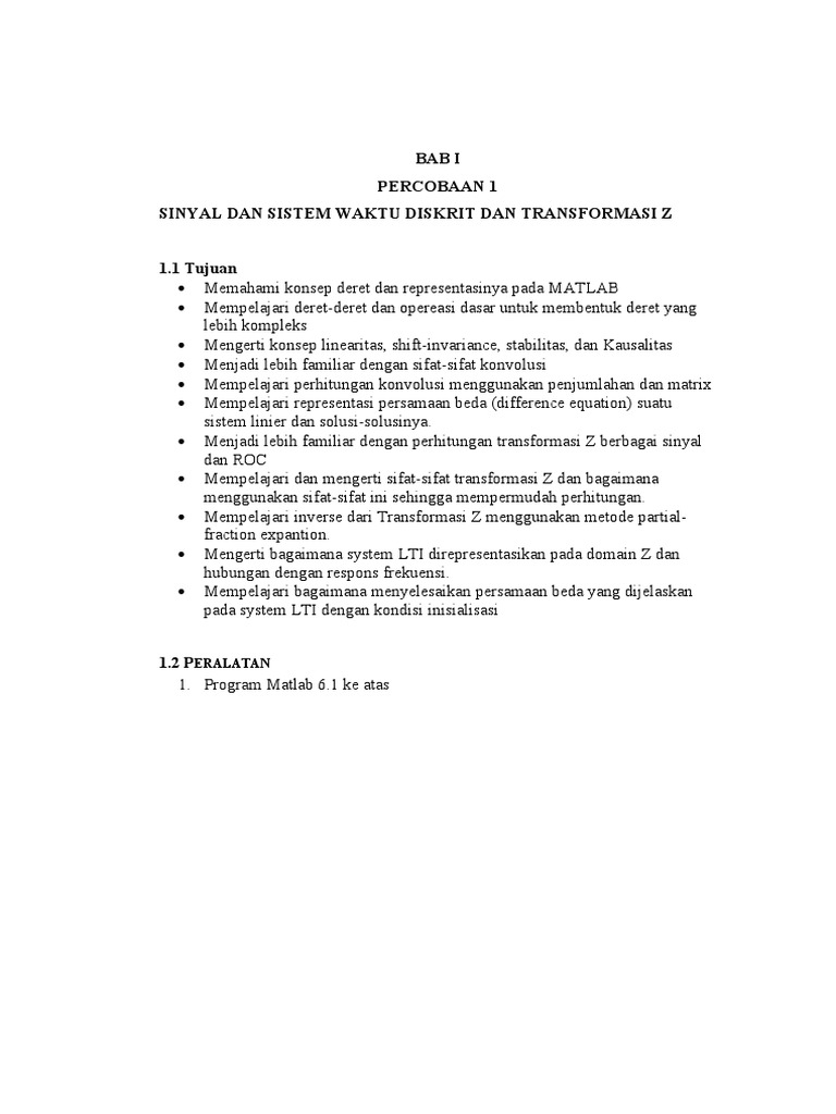 Contoh Format Laporan Praktikum DSK | PDF