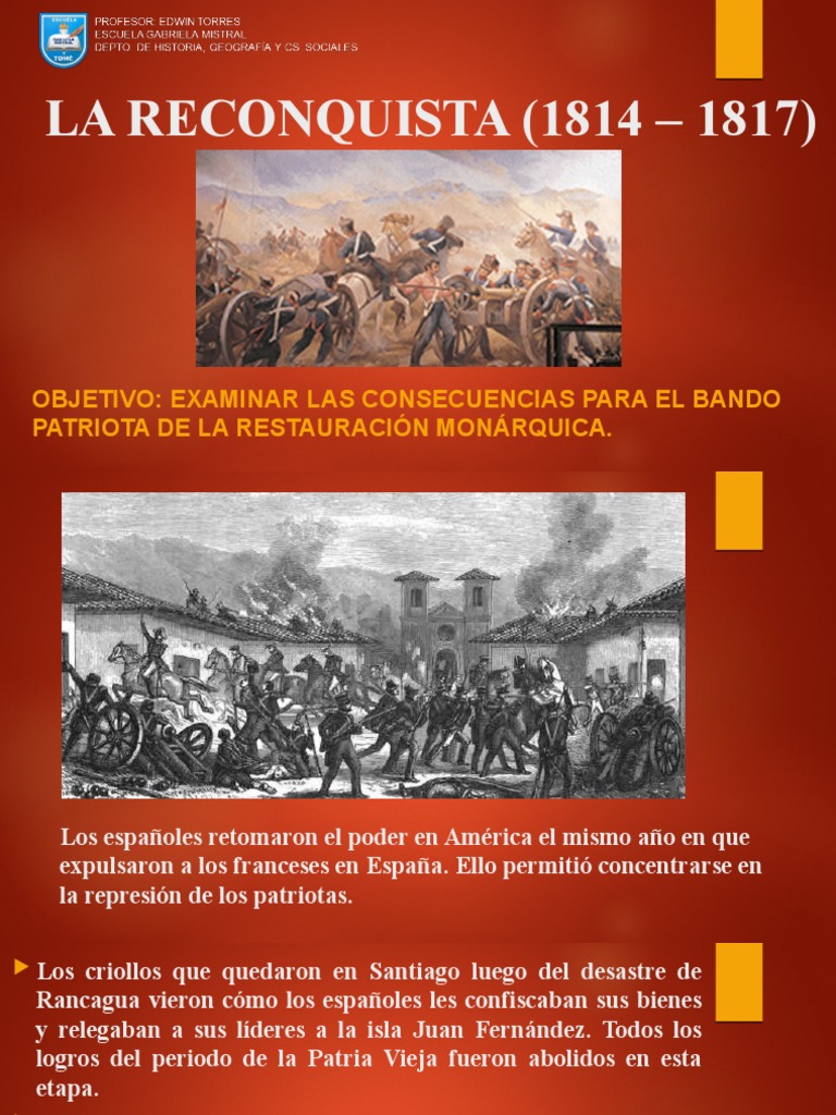 Reconquista y Patria Nueva | PDF | América del Sur | Conflictos del ...