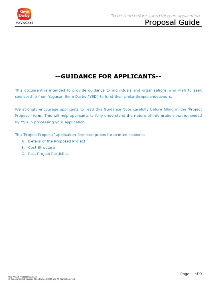 Proposal Guide: - Guidance For Applicants | PDF | Social Exclusion ...