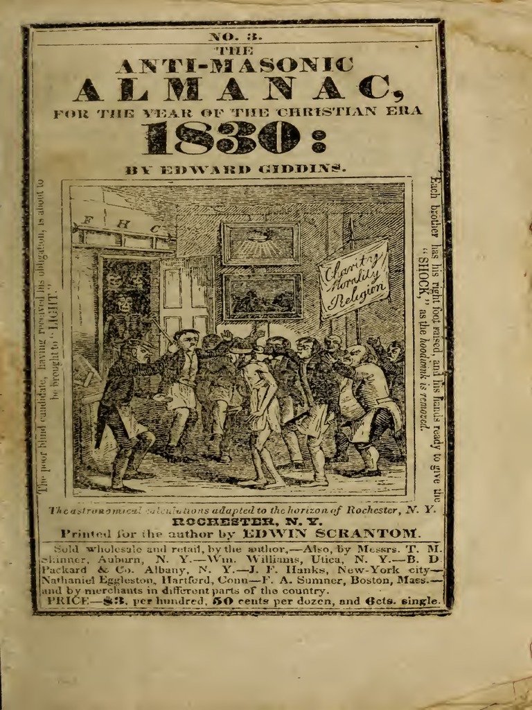 Anti-Masonic Almanac 1830 | PDF | Freemasonry | Nature